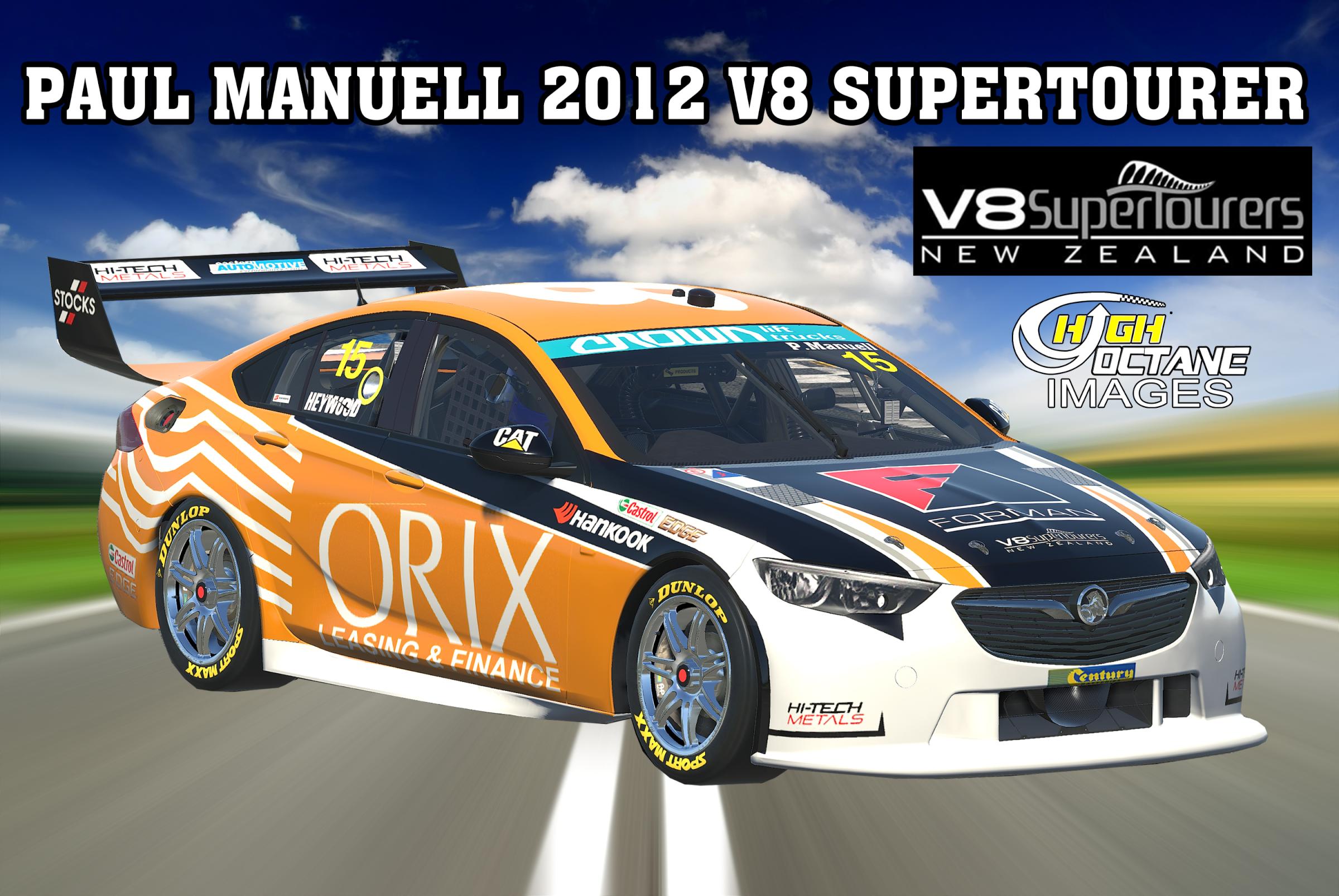 Paul Manuell 2012 V8 Supertourer by Matt Heywood - Trading Paints