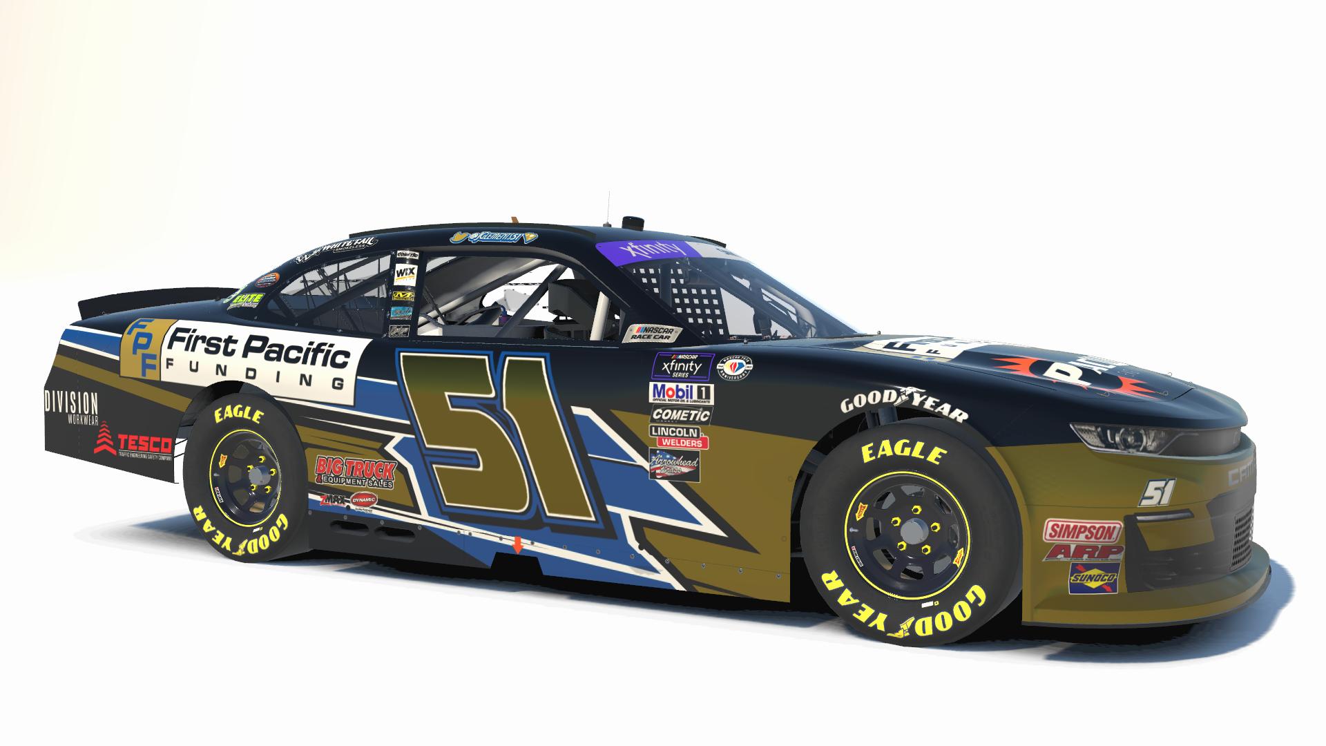 2023 Jeremey Clements First Pacific Funding by Thomas Sink - Trading Paints