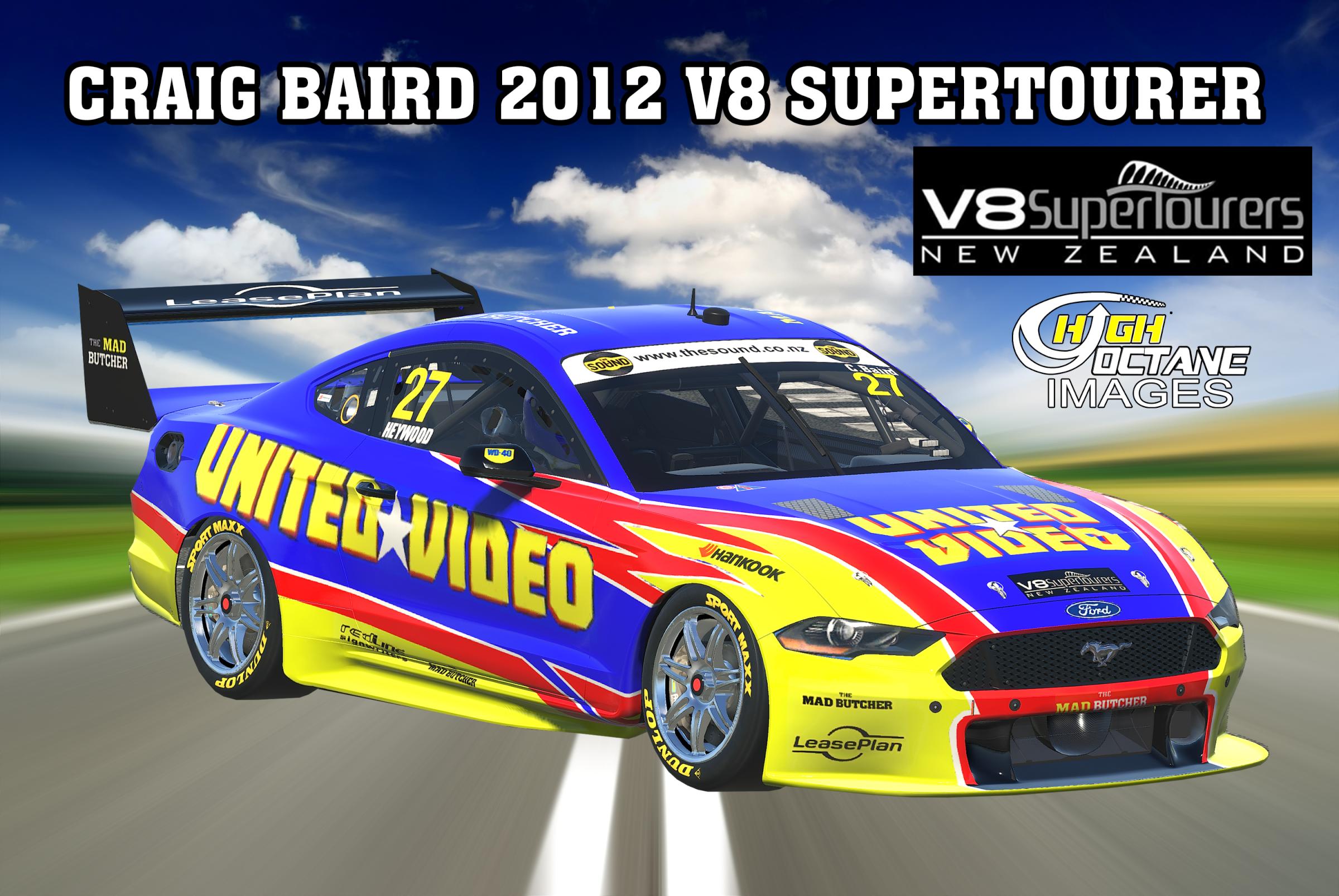 Craig Baird 2012 V8 Supertourer by Matt Heywood - Trading Paints