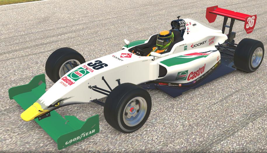 1997 All American Racing Eagle Juan Manuel Fangio II custom number by ...