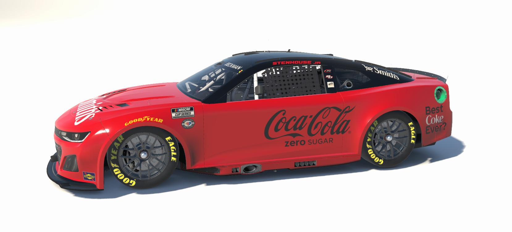 Ricky Stenhouse Jr 2023 Coca Cola Zero Sugar Sim Stamp by Jason Beckman ...