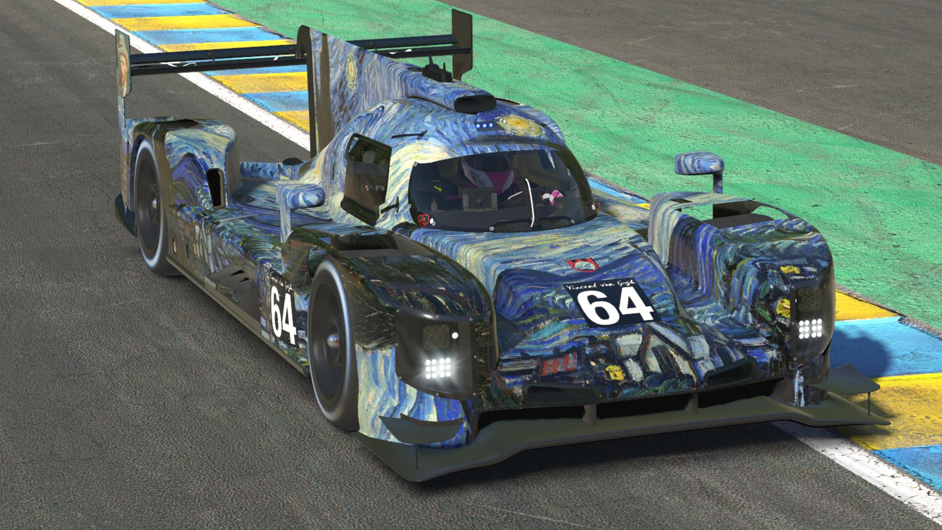 The Starry Night Dallara P217 by Jasper De Jong - Trading Paints