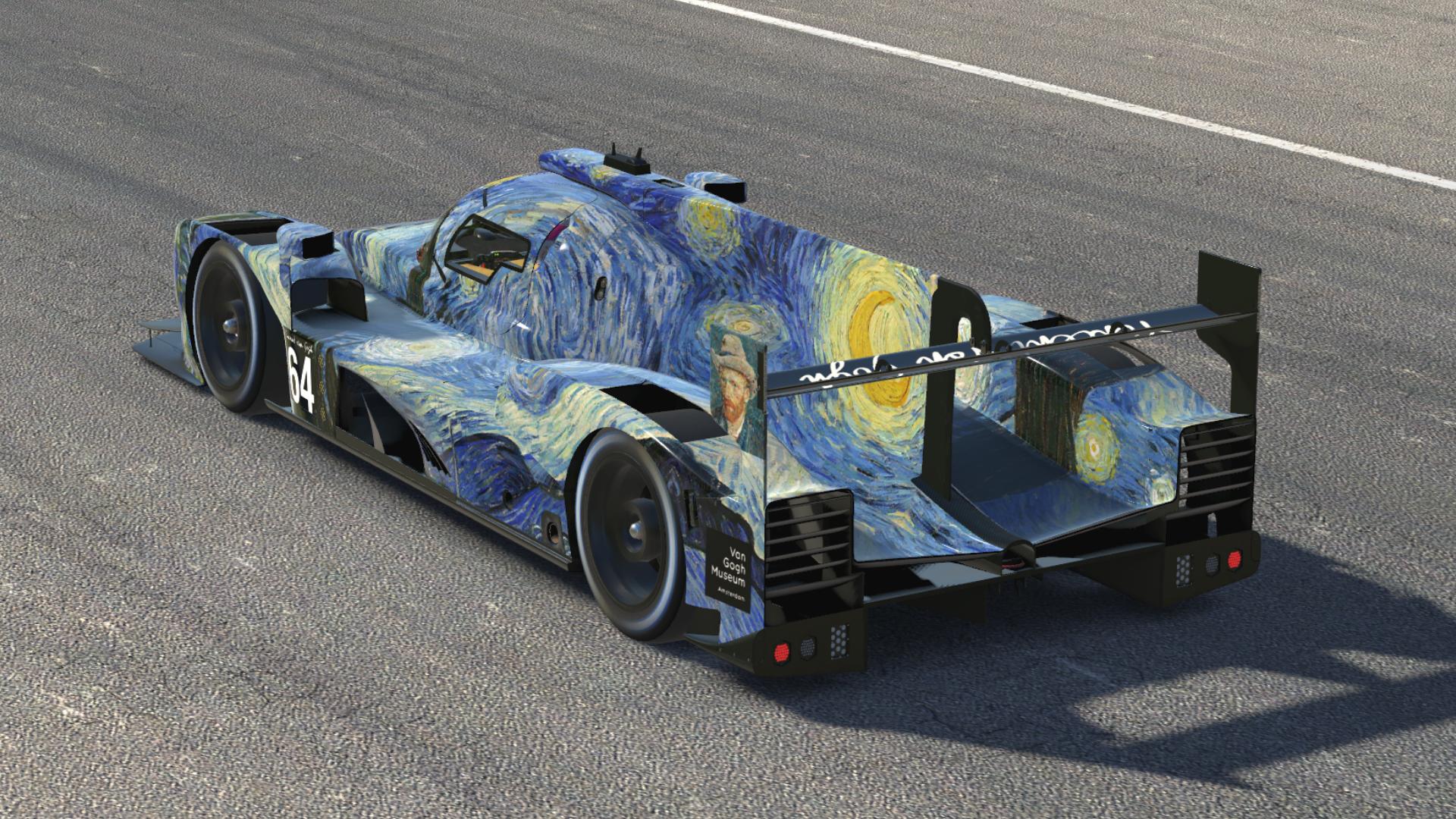 The Starry Night Dallara P217 by Jasper De Jong - Trading Paints