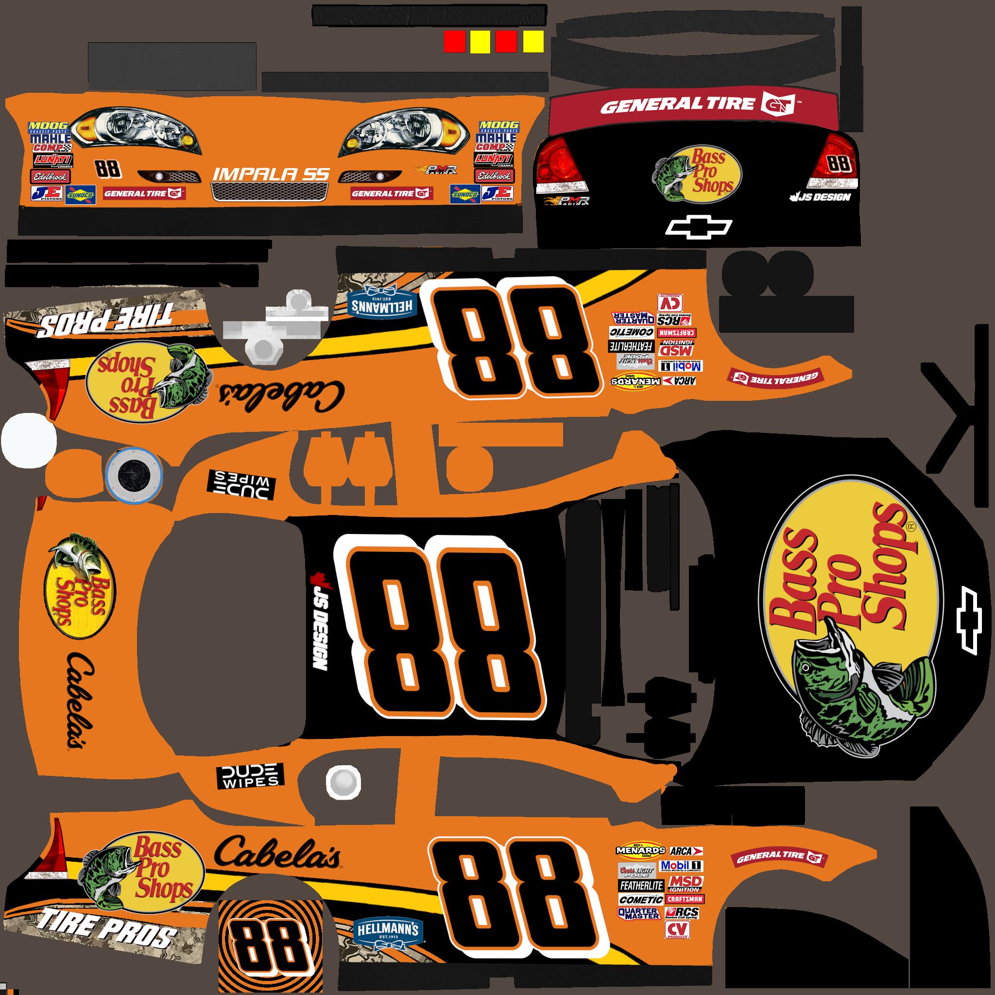 #88 Arca Menards Chevy Impala by Philip M. - Trading Paints