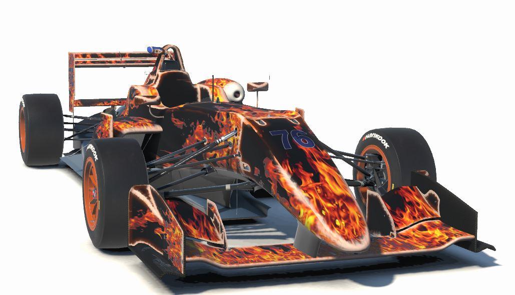 Reentry Flames Orange Gabir Motors variant by Scott Lear - Trading Paints