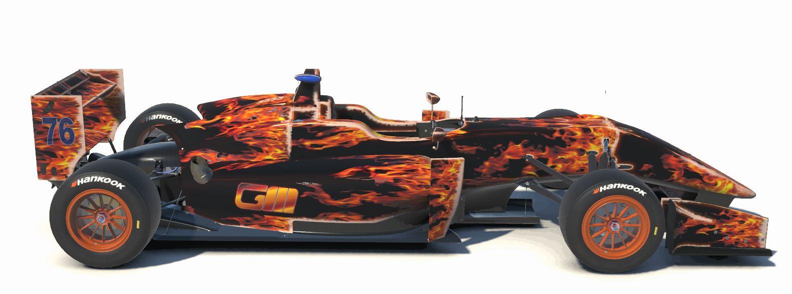 Reentry Flames Orange Gabir Motors variant by Scott Lear - Trading Paints