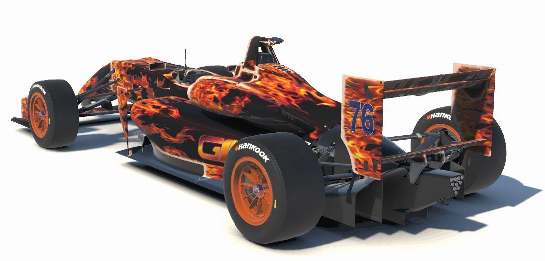 Reentry Flames Orange Gabir Motors variant by Scott Lear - Trading Paints