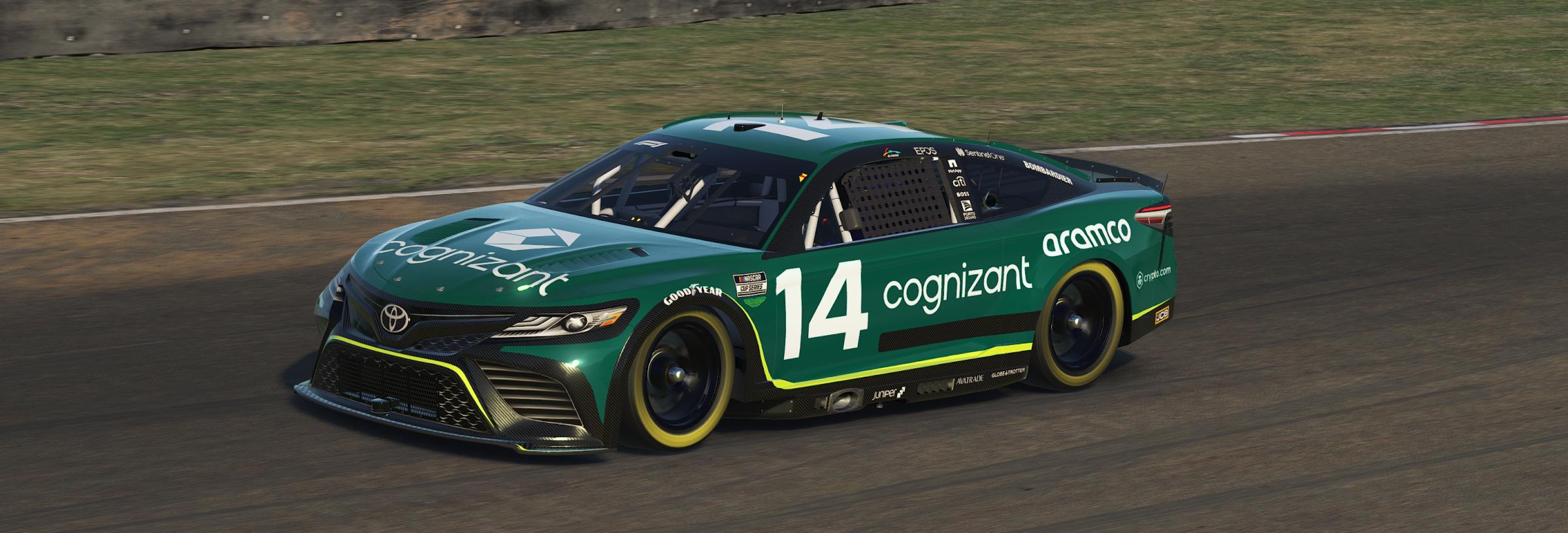 2023 Aston Martin F1 NASCAR - Fernando Alonso #14 Camry by Matthew A ...