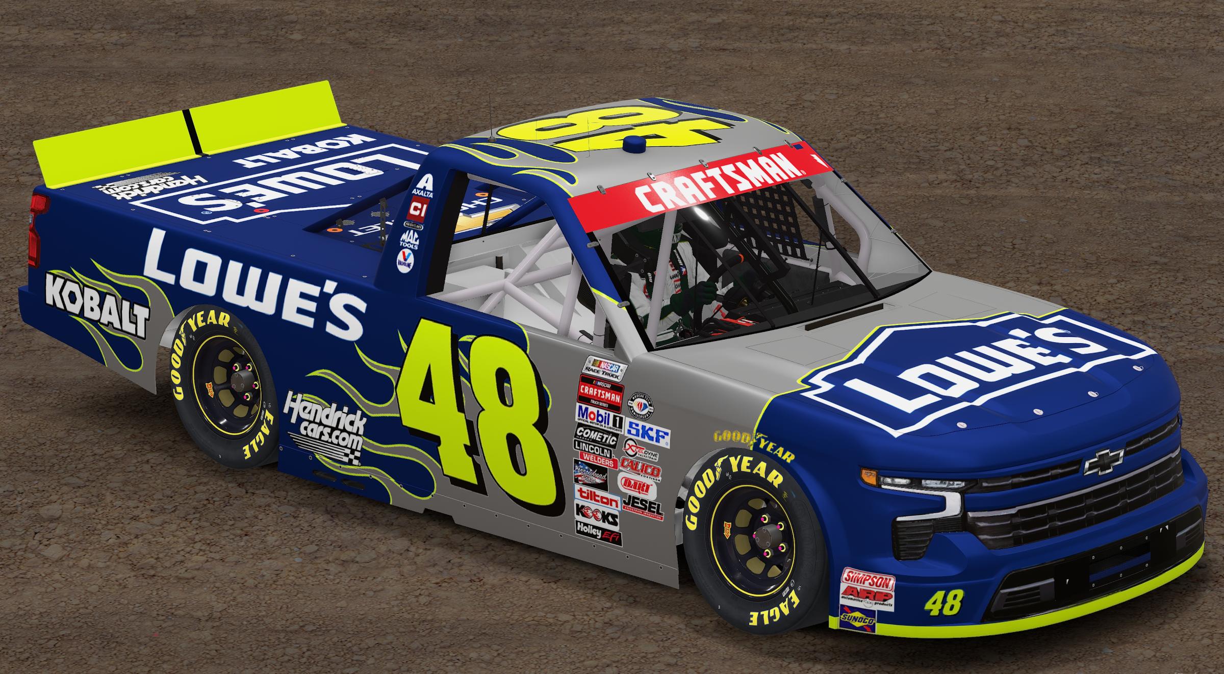 LOWES #48 Chevy Silverado Concept Scheme by Tim Rogers - Trading Paints