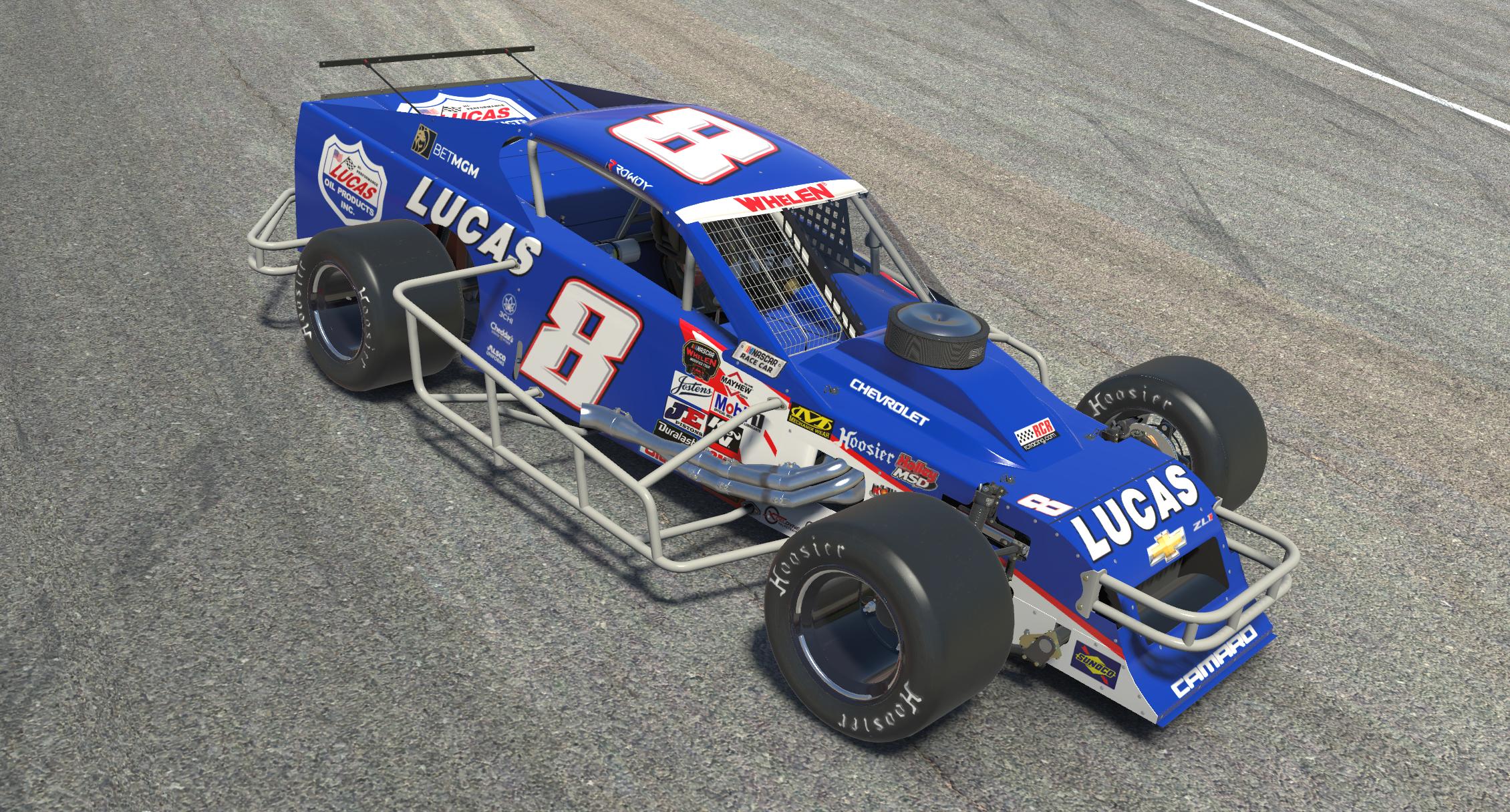 Kyle Busch Lucas Oil Whelen Modified by Bobby Grey - Trading Paints