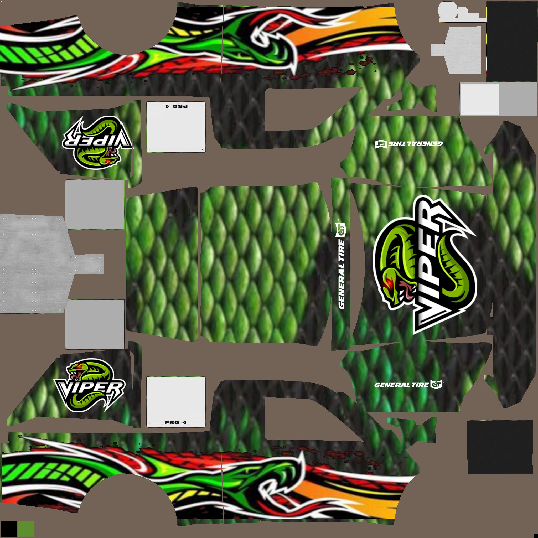 Pro4 Stadium Truck Viper by Chris D. - Trading Paints