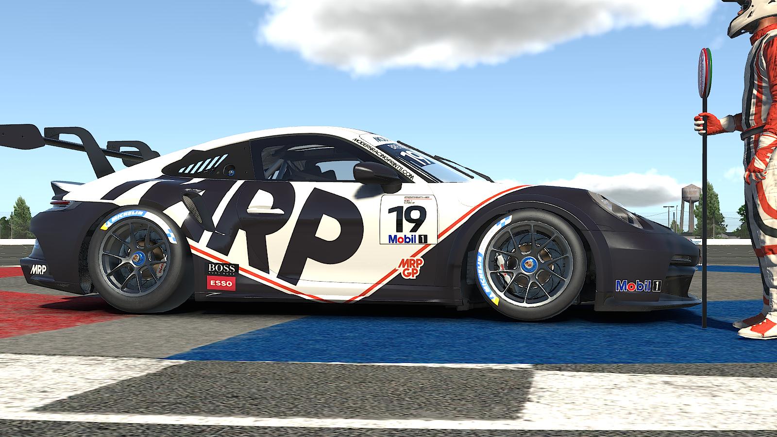 Modern Racing Prints - Porsche Cup by Matthew Breuer - Trading Paints