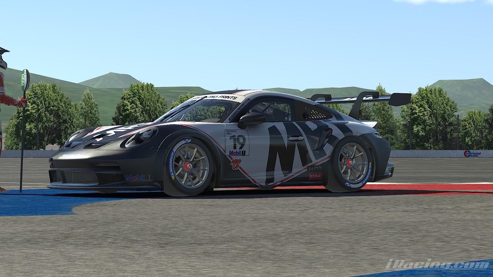 Modern Racing Prints - Porsche Cup by Matthew Breuer - Trading Paints