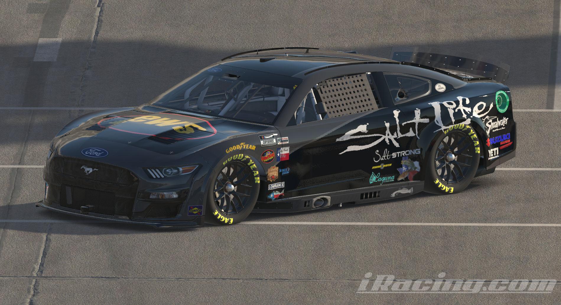 2023 Salt Life NASCAR Cup Series Next Gen Ford Mustang (NO NUMBERS) by ...