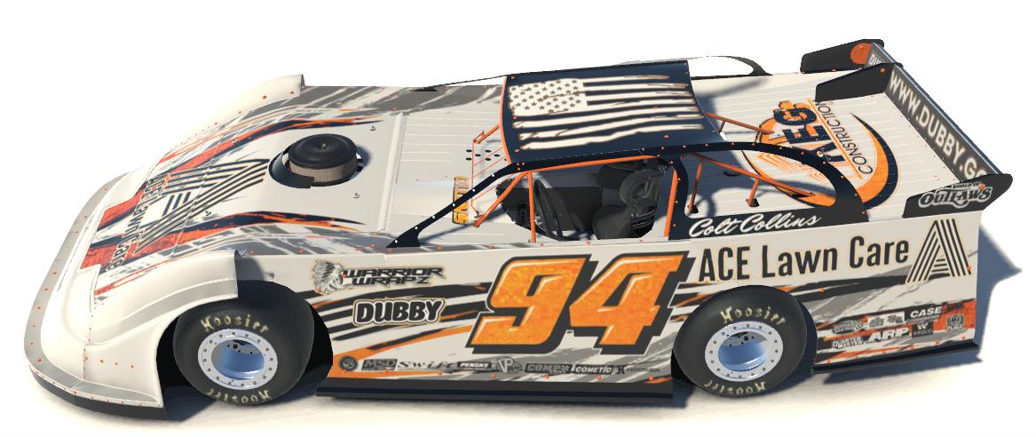Colt Collins #94 - Dirt Late Model - ACE Lawn Care / KEG / Dubby by ...