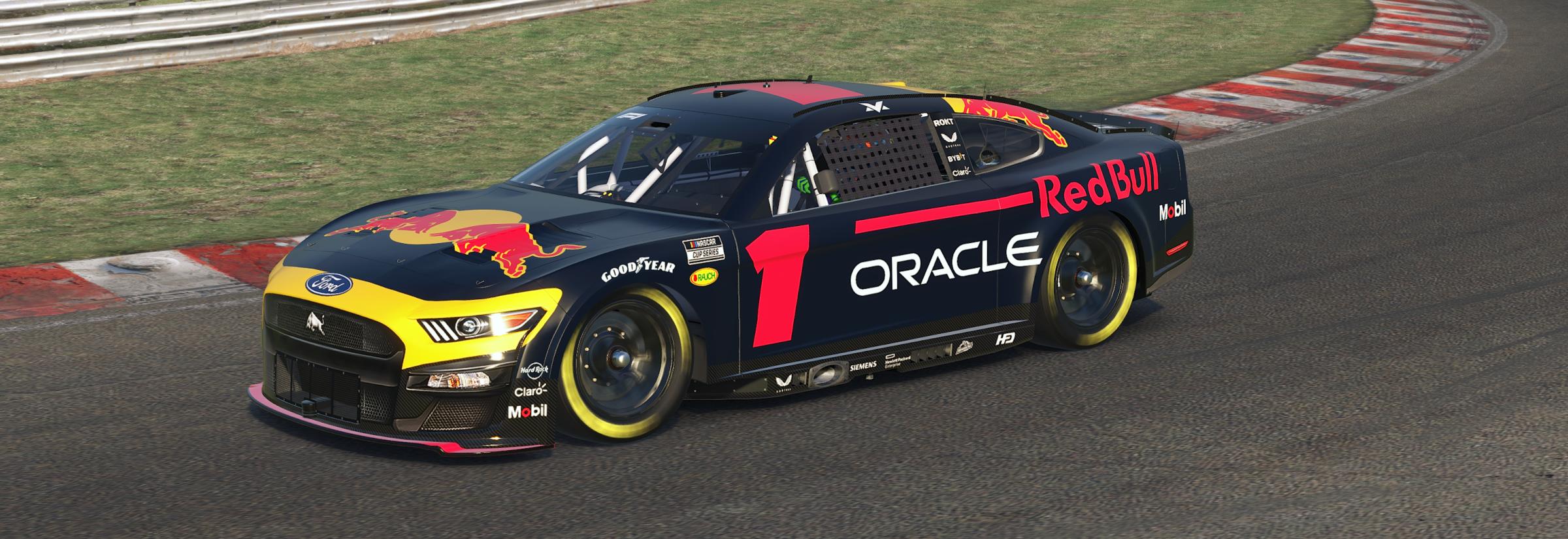 2023 Red Bull F1 NASCAR - Max Verstappen #1 Mustang by Matthew A ...