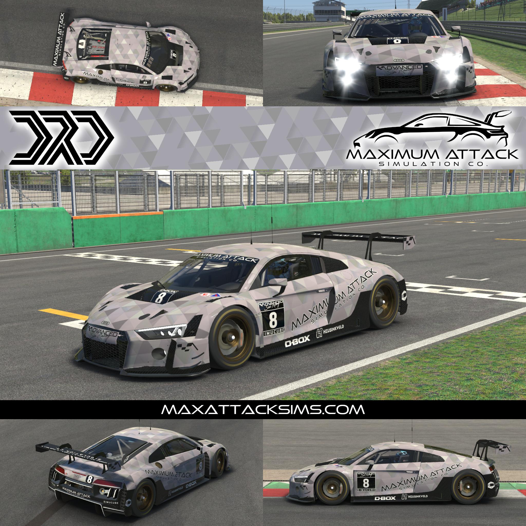Maximum Attack Simulation Co - Chalk Audi R8 GT3 DRD by Perry Duncan ...