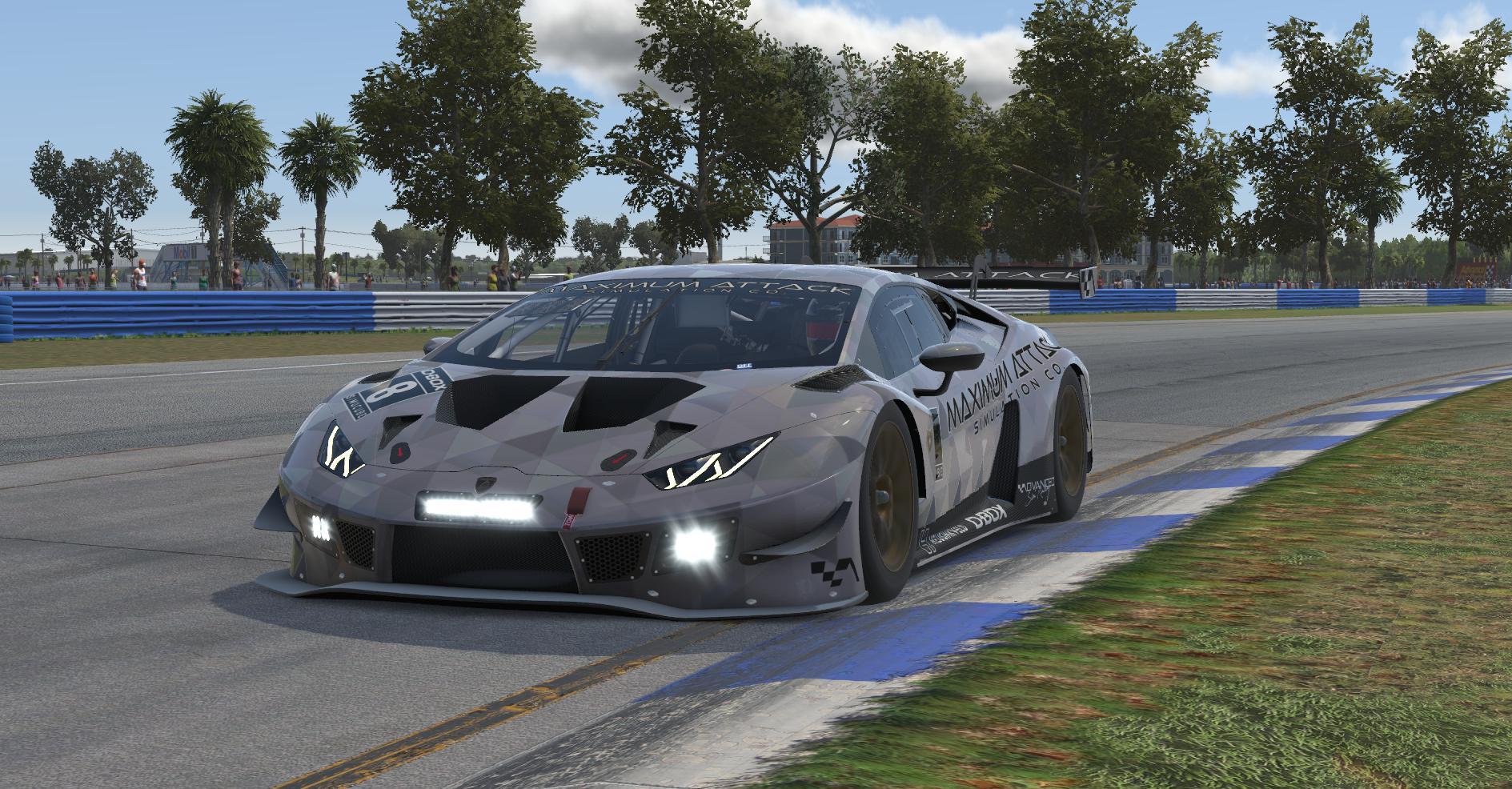 Maximum Attack Simulation Co - Chalk Lambo Huracan GT3 DRD by Perry ...