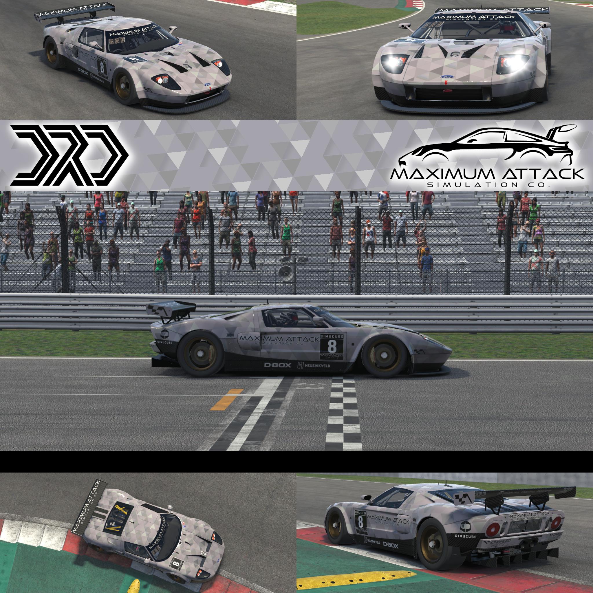 Maximum Attack Simulation Co - Chalk Ford GT3 DRD by Perry Duncan ...