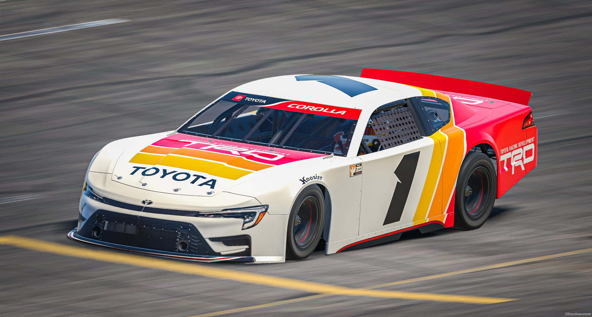 TRD Toyota Corolla Late Model Stock | Sim Stamped Numbers by Liam I ...