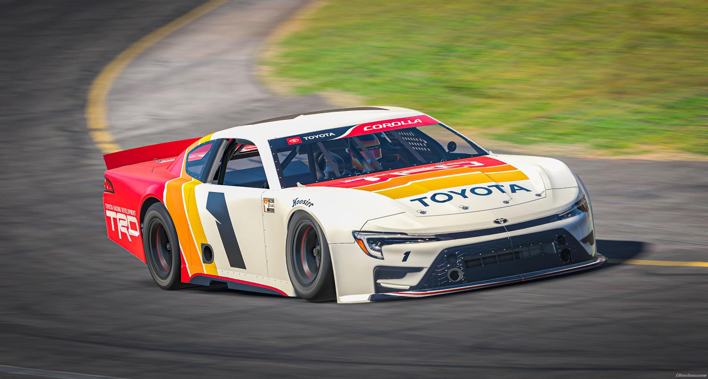 TRD Toyota Corolla Late Model Stock | Sim Stamped Numbers by Liam I ...