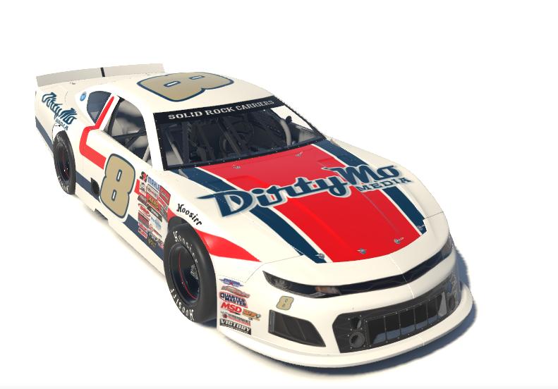 Dirty Mo Media JRM Custom #8 Throwback by Cheston Green - Trading Paints