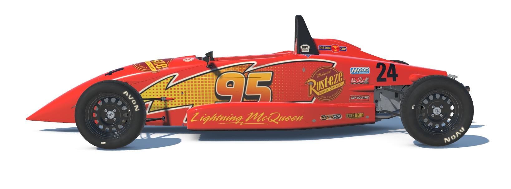 Ray FF1600 Lightning McQueen by Don Craig - Trading Paints