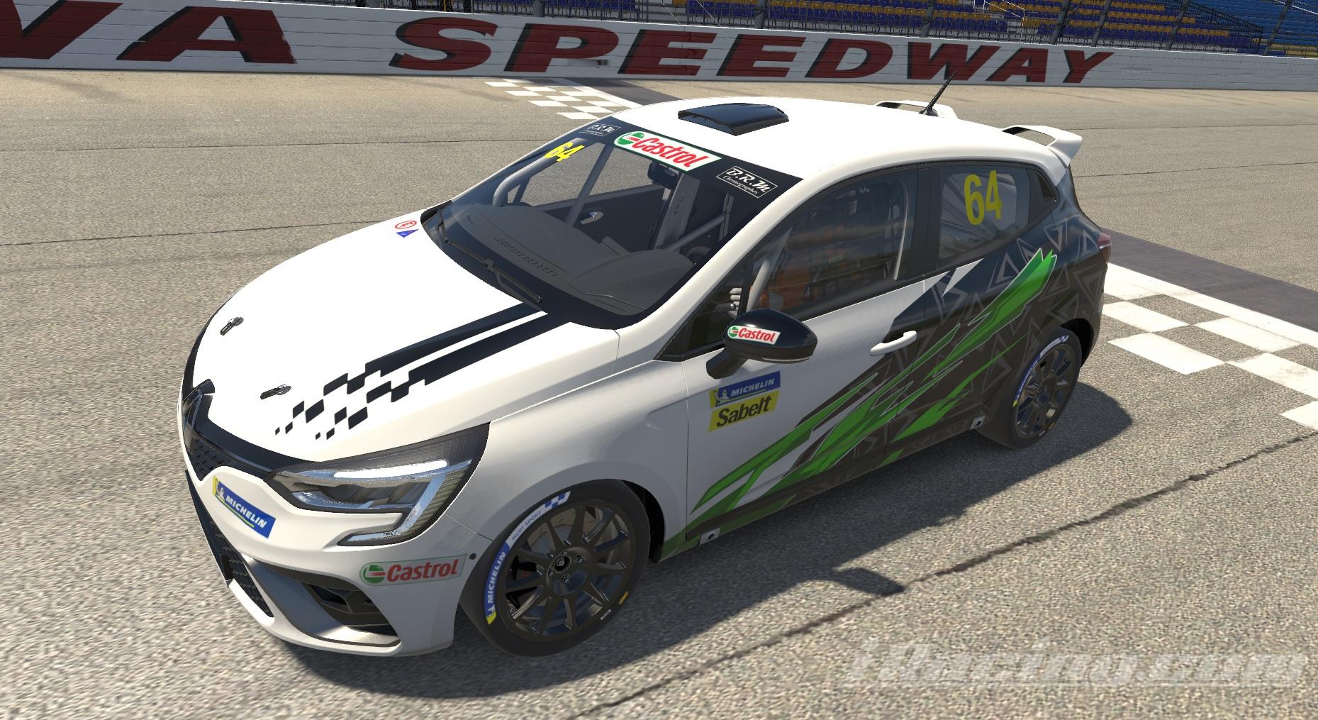 Renault Clio triangles by Chris Bull - Trading Paints