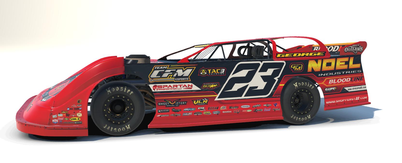 Black and Red Noel Industries by Matt W George - Trading Paints