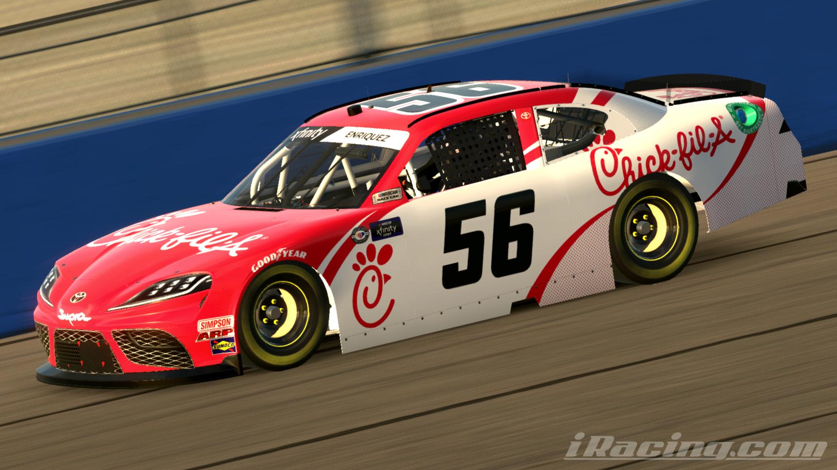 Chick-Fil-A Toyota Supra by Oscar Enriquez - Trading Paints