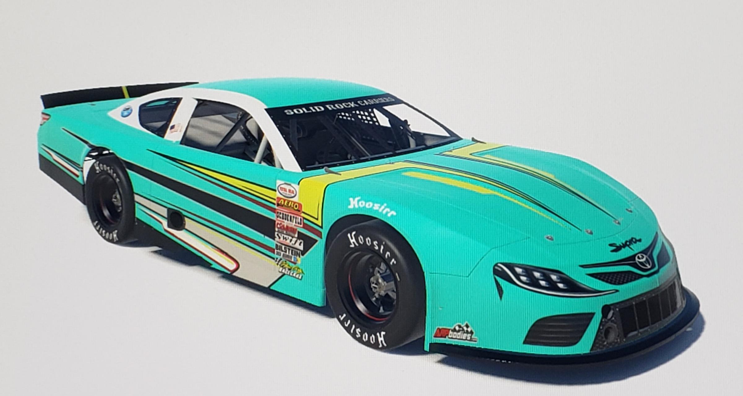 CARS Supra Late Model Stock Teal by Mike Monroe2 - Trading Paints