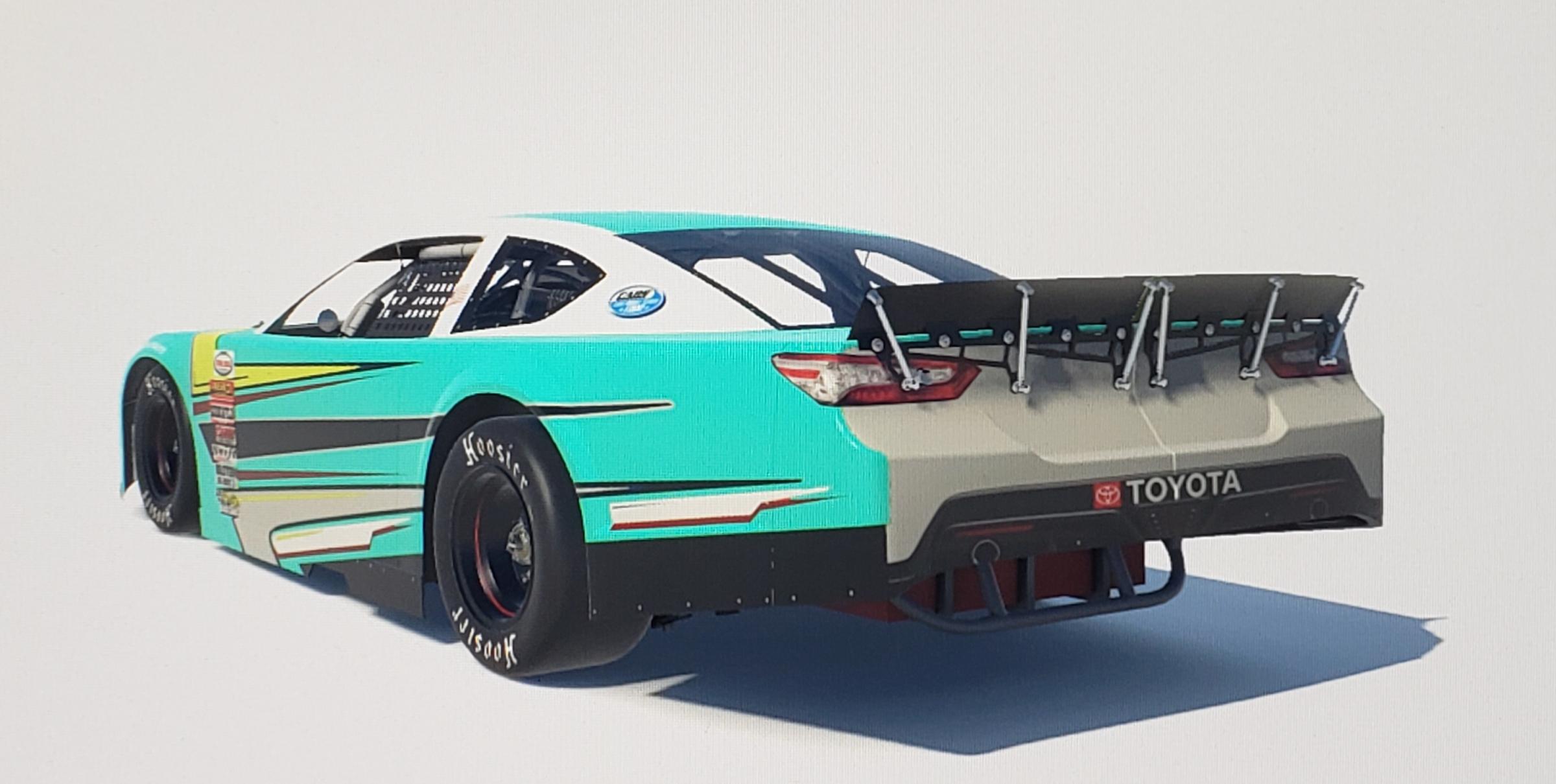 CARS Supra Late Model Stock Teal by Mike Monroe2 - Trading Paints