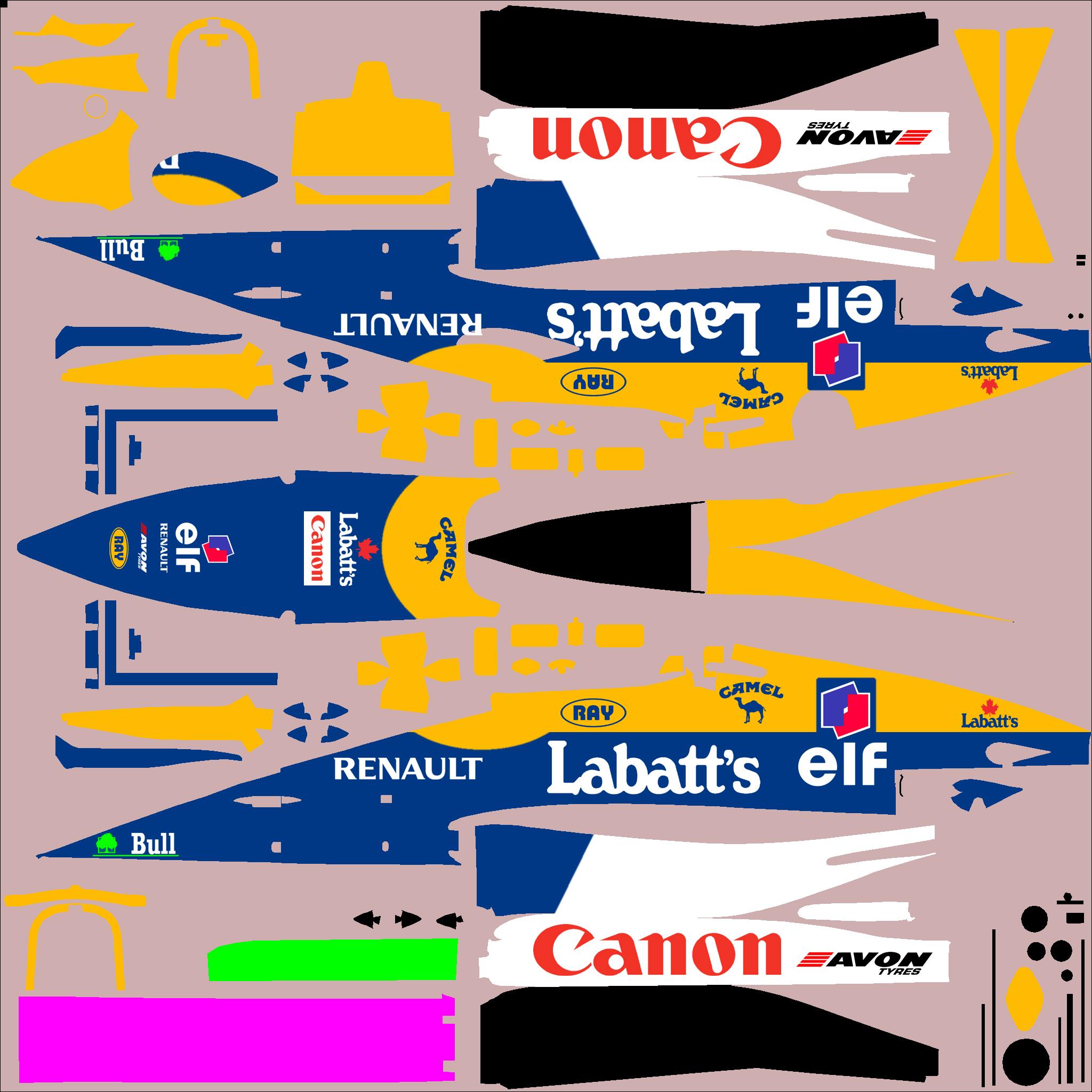 Ray FF 1600 Williams Renault by Clyde Coman - Trading Paints