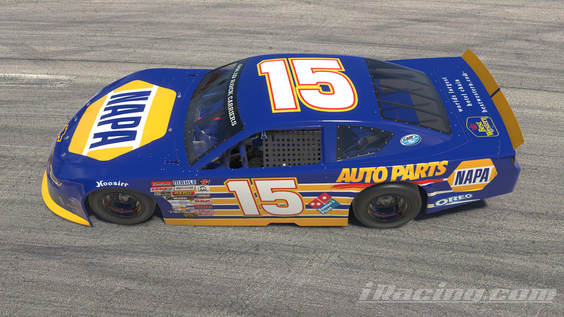 Classic Blue Napa Chevy by Adam Embry - Trading Paints