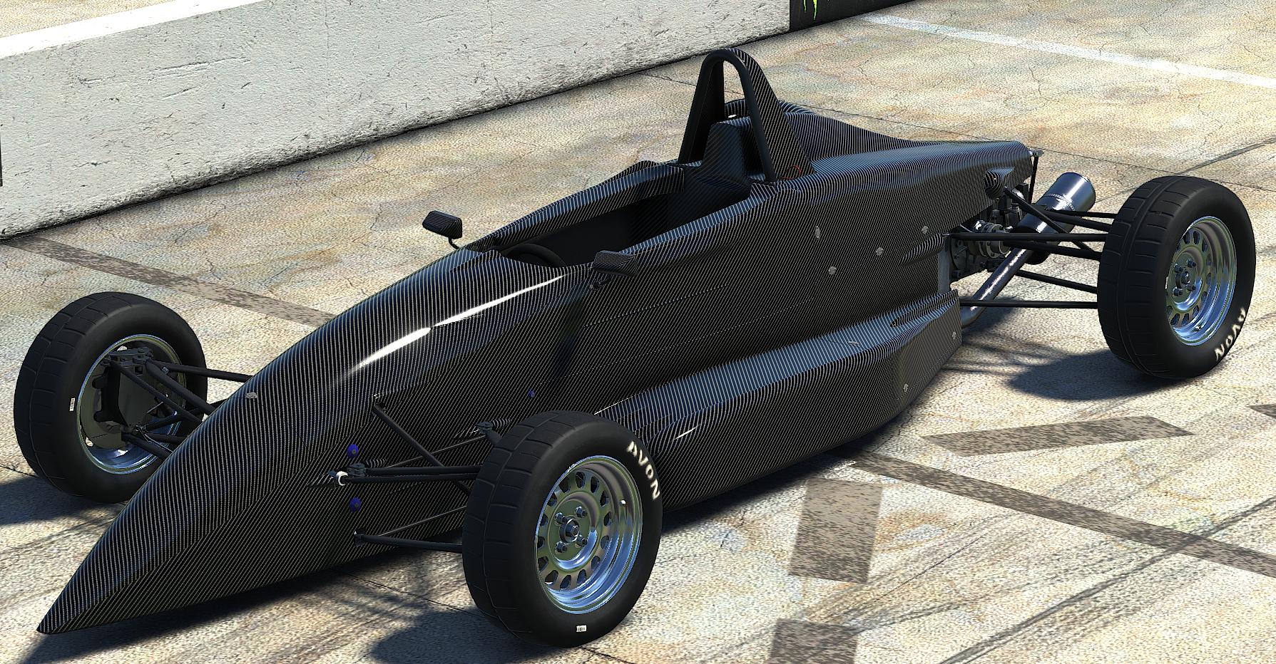 Carbon Fibre Formula Ford by Cameron Dance - Trading Paints