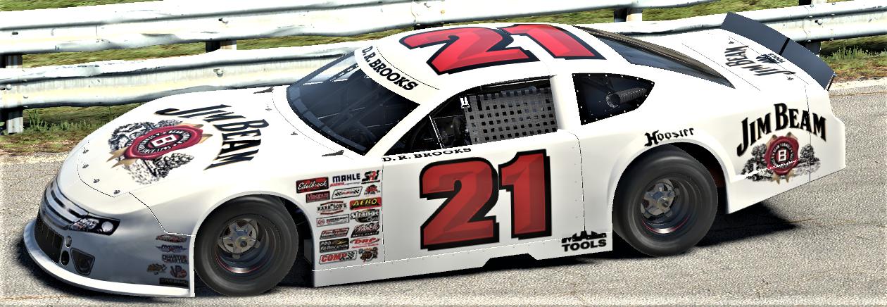 D.R. Brooks Jim Beam Late Model (white) by Christopher Rives - Trading ...