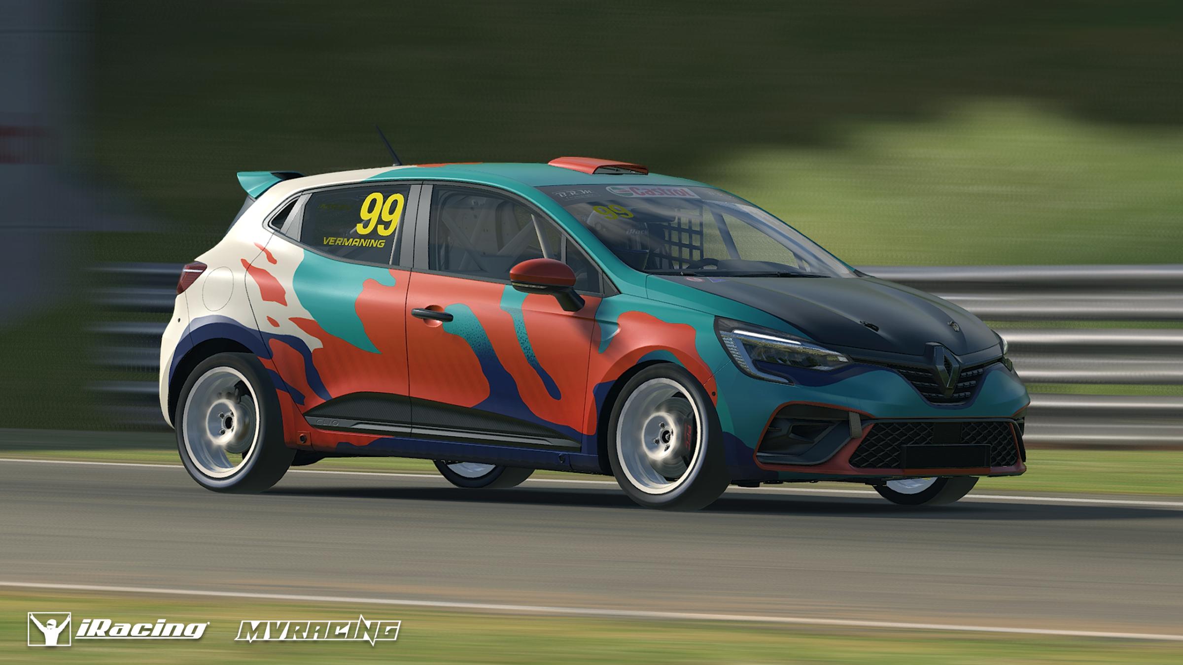 Ice - Renault Clio - by MvRacing by Mark V. - Trading Paints