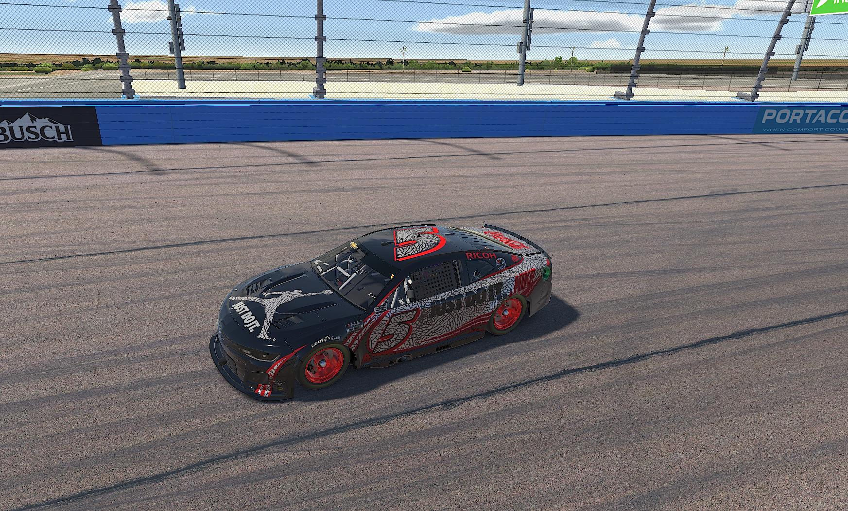 Kyle Larson Michael Jordan Nike Car by Duke D. - Trading Paints