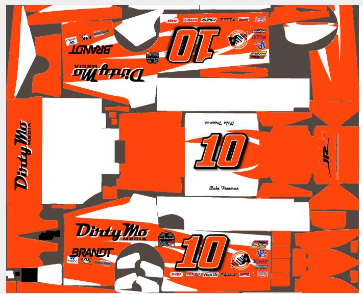 Blake Freeman Dirty Mo dirt Big Block Modified by Brant Mickel ...