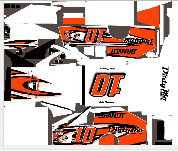 Blake Freeman Dirty Mo dirt UMP Modified by Brant Mickel - Trading Paints