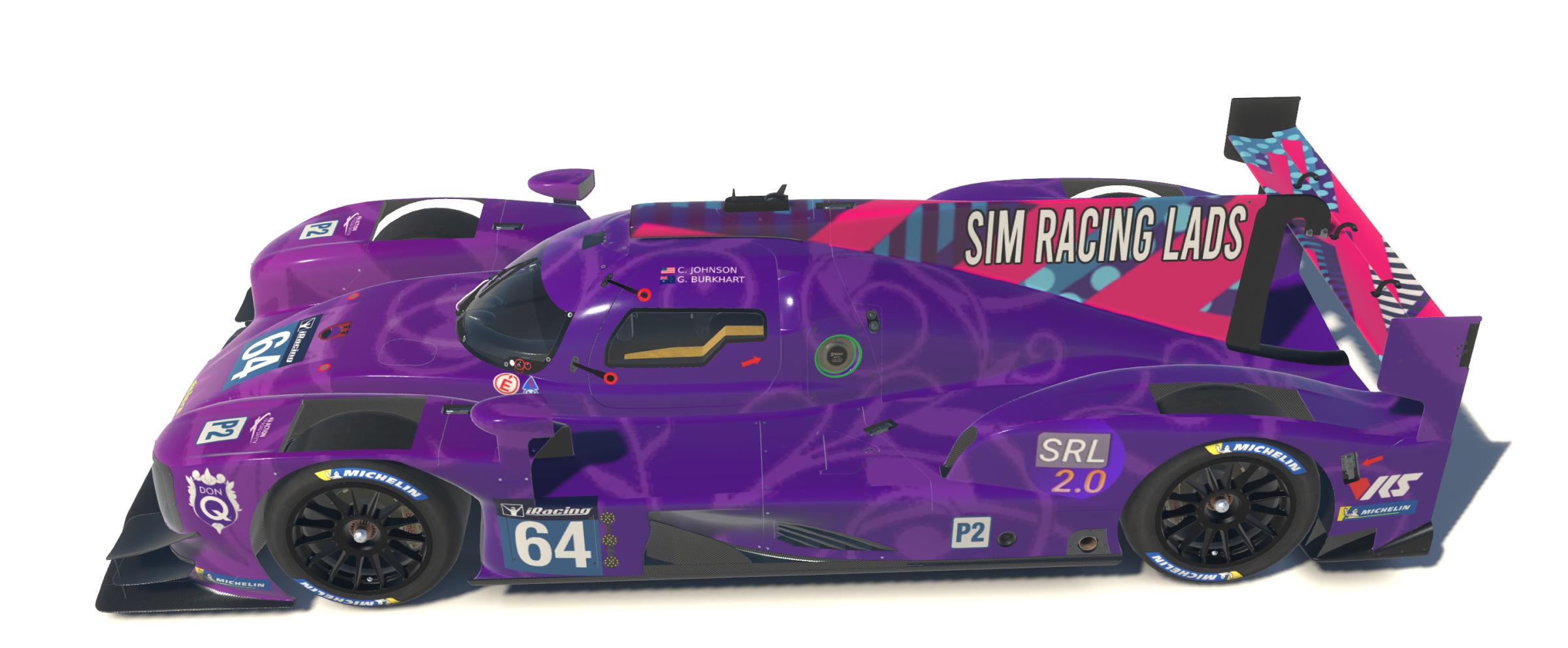 SRL Purple BRL Daytona Livery by Christopher Becco - Trading Paints