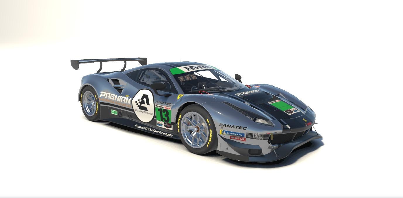 Ferrari EVO GT3 IMSA - Sebring 12 HR - APEX eSL -CAR 2 #131 by Jason A ...