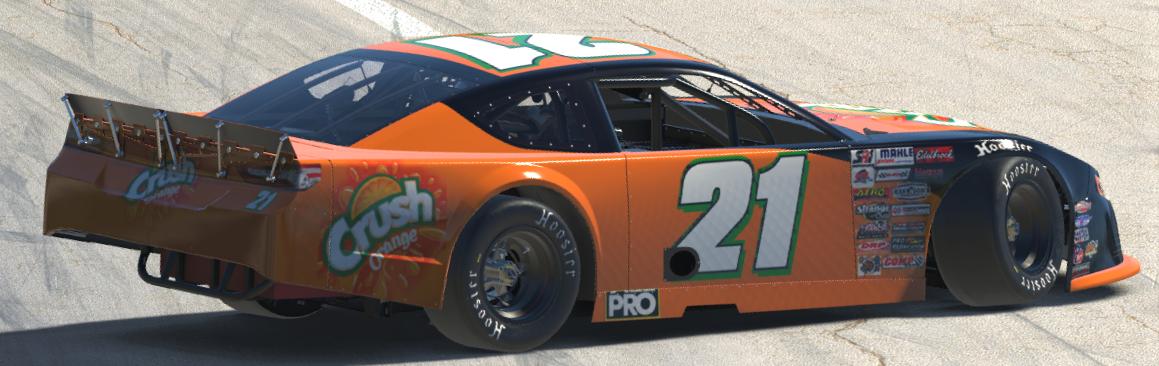 Orange Crush new Late Model by Christopher Rives - Trading Paints