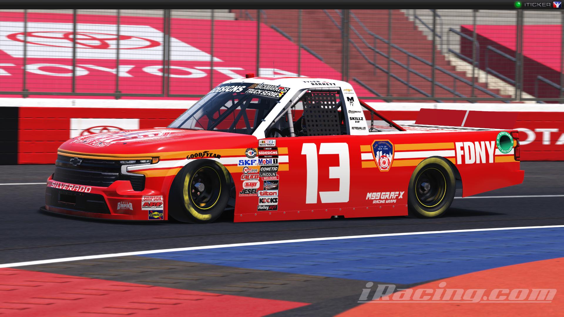 Tyler Barnett #13 by Logan Monteith - Trading Paints
