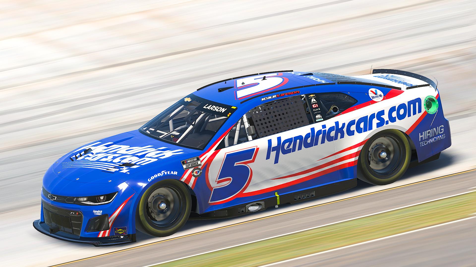 (No#) 2023 Kyle Larson HendrickCars.com Chevrolet Camaro by David T ...