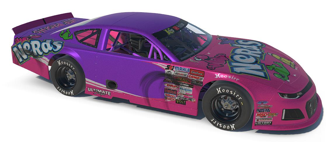 Nerds LateModelStock Sim Number by Doug Ezzell - Trading Paints