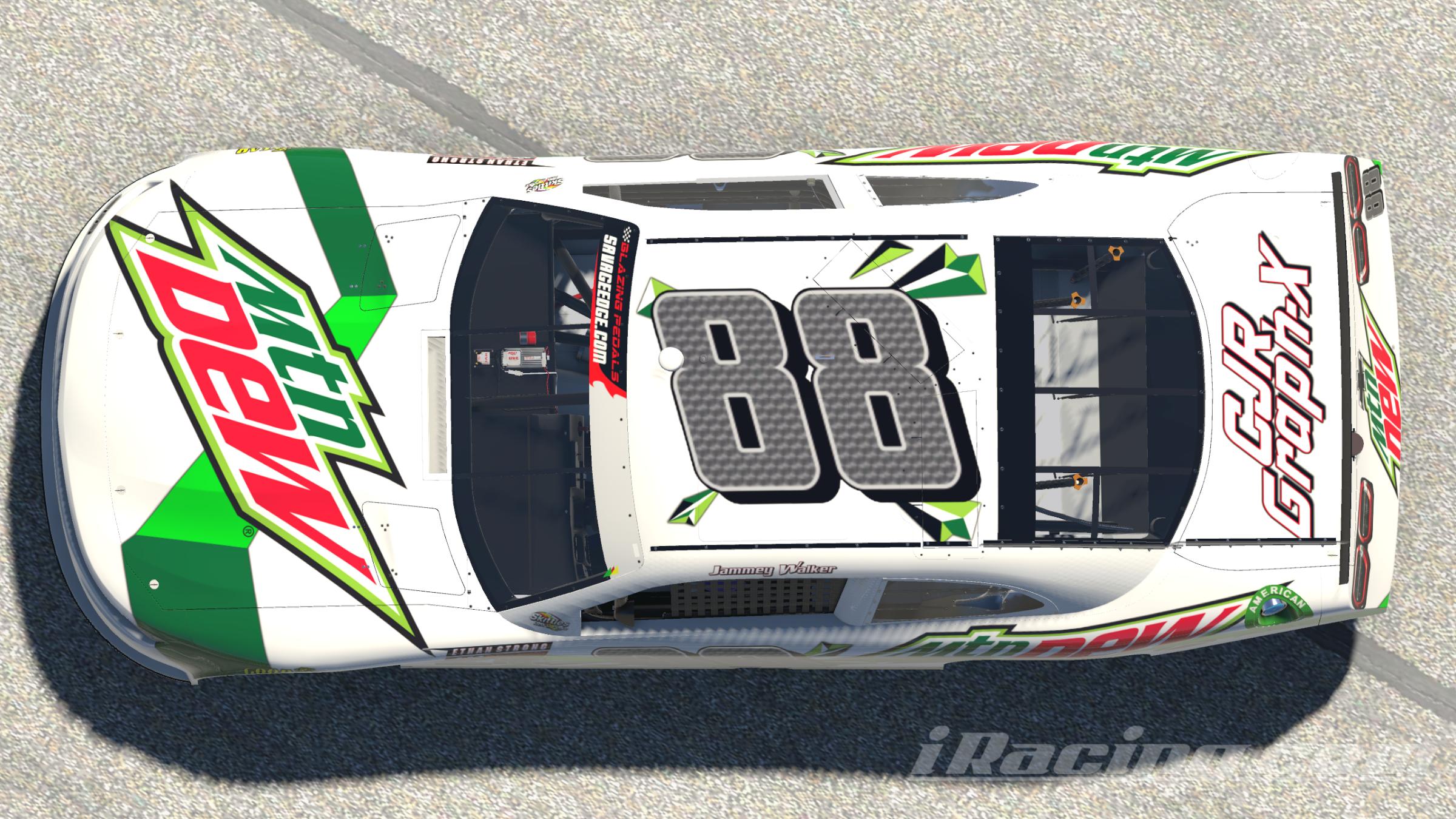 Jammey Dew White Xfinity BPL Custom #88 by Corey Rutherford - Trading ...