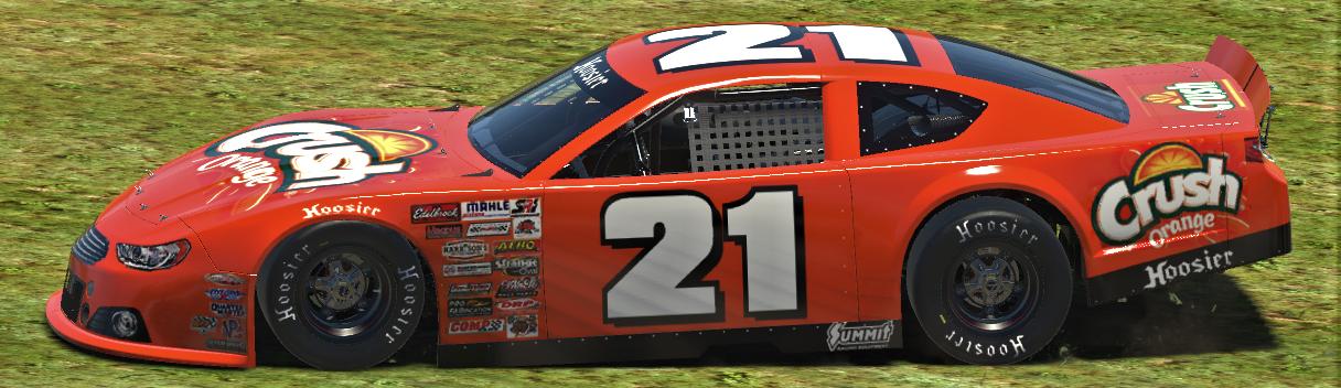 Orange Crush new Late Model by Christopher Rives - Trading Paints