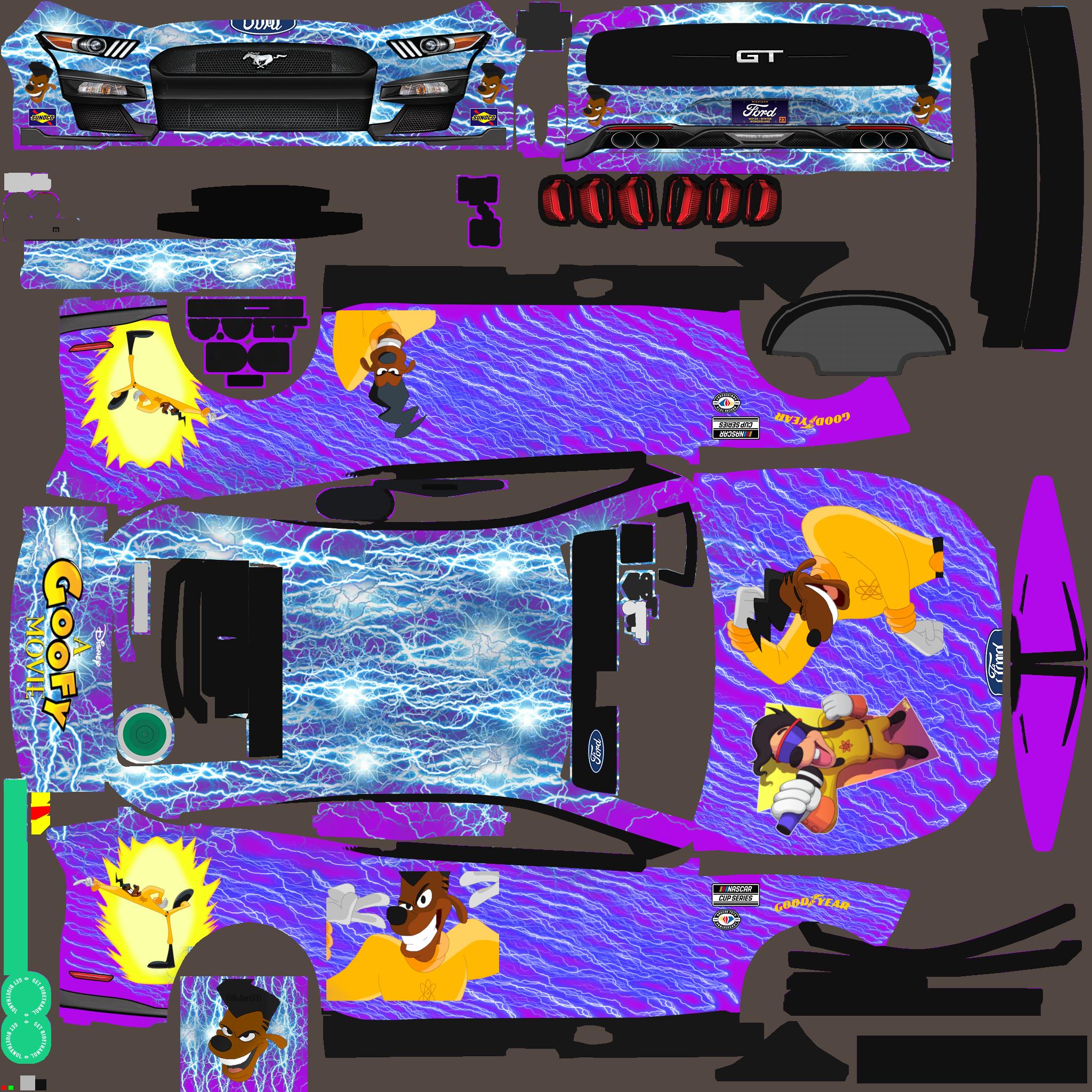 Powerline Goofy Movie Ford Mustang Nextgen by Justin Hughes6 - Trading ...