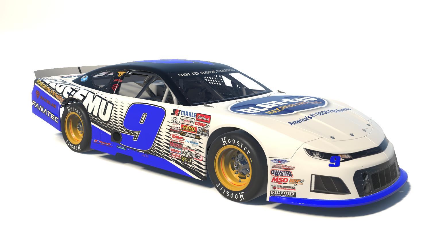 Late Model Stock blue emu 9 tga by Roger S. - Trading Paints
